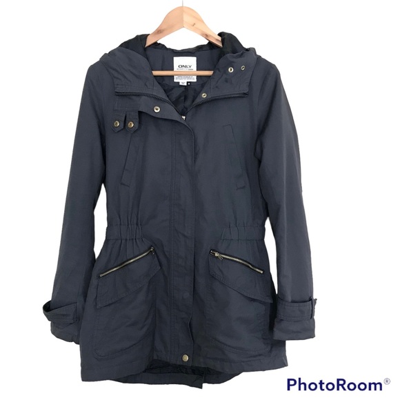 Only | Jackets & Coats | Only Fever Spring Jacket Grey Water Resistant ...